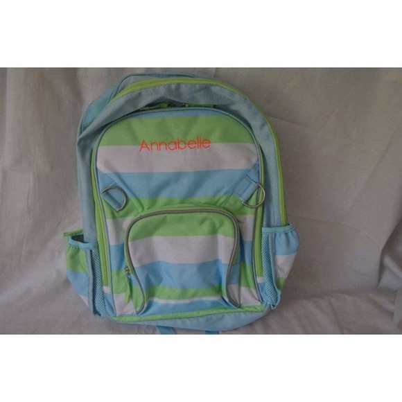 Pottery Barn | Other | Pottery Barn Kids Fairfax Large Stripe Aqua ...